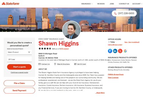 Shawn Higgins - State Farm Insurance Agent Anmeldelser 2023 | Trustindex.io