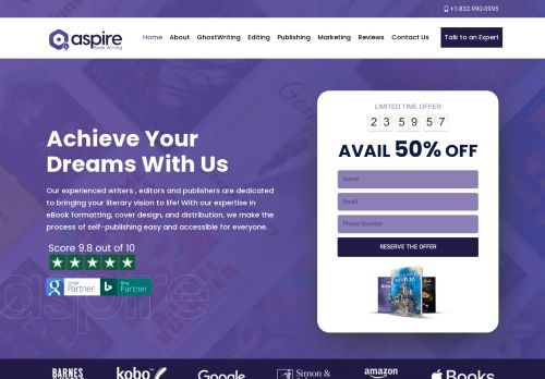 Aspire book writing 评论 2024 | Trustindex.io