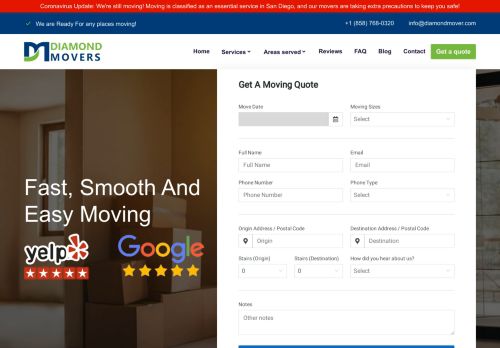 Diamond Movers Reviews 2026 | Trustindex.io - Trustindex.io