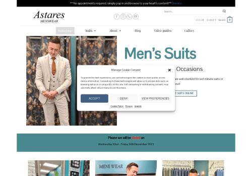 Astares Menswear التقييمات 2025 | Trustindex.io