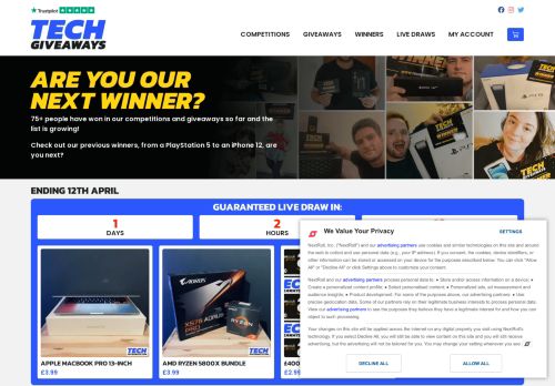 Tech Giveaways Reviews 2024 | Trustindex.io