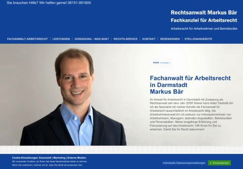 Fachanwalt für Arbeitsrecht Markus Bär Bewertungen 2025 | Trustindex.io