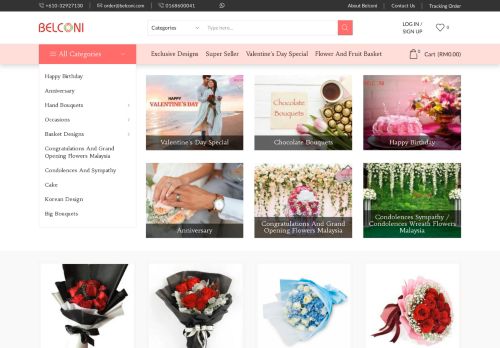 Flower Delivery Malaysia - Belconi Online Florist Kuala Lumpur ...