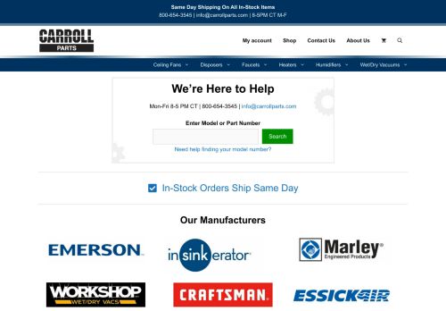 Carroll Parts Reviews 2026 | Trustindex.io - Trustindex.io