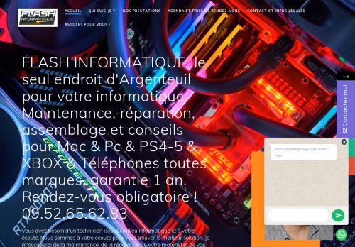 Flash informatique services IT Argenteuil Mac & PC & PS5 & XBOX & téléphone (réparation, Reviews ...
